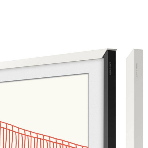Samsung 55" The Frame Customizable Bezel - Modern White : Target
