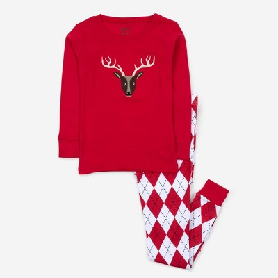 Leveret Two Piece Cotton Christmas Pajamas Argyle Black And White 14 ...