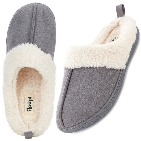 Floopi Women's Olivia Faux Suede Clog Slippers : Target