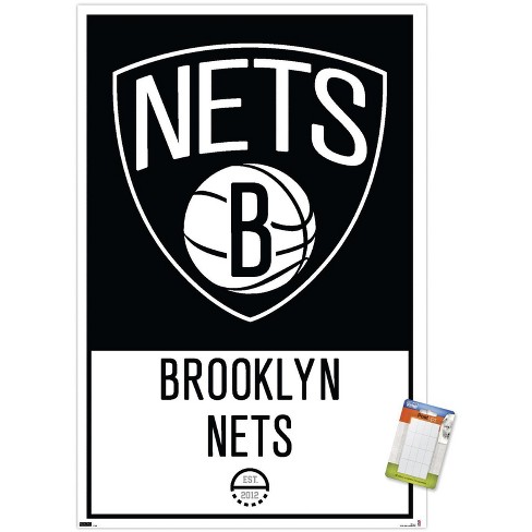 Trends International Nba Brooklyn Nets - Logo 21 Unframed Wall Poster ...