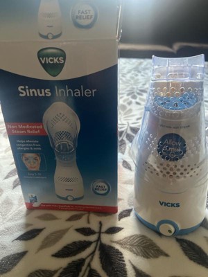 Vicks Personal Steam Inhaler With Variable Steam Control & Soft Mask ...