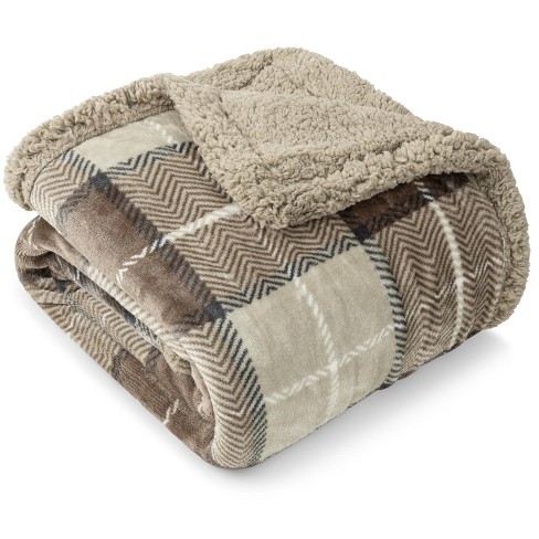Pavilia Fleece Plush Microfiber Throw Blanket For Couch, Sofa And Bed ...