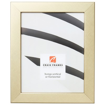Bauhaus 12x18 inch Swirled Gold Single Image Picture Frame : Target