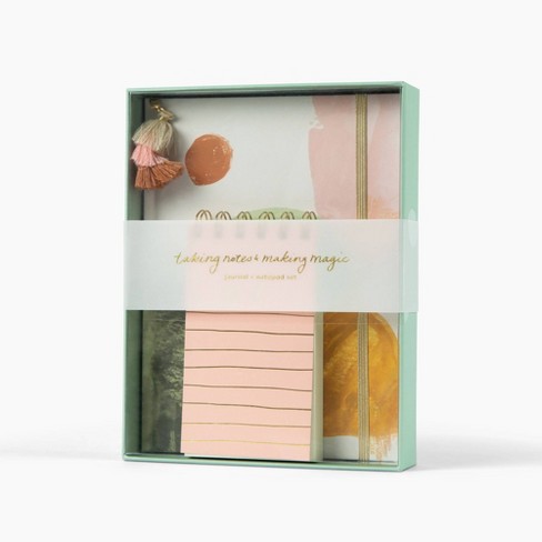 6"x8"journal With Spiral Notepad Set: Garven Hard Cover Composition ...