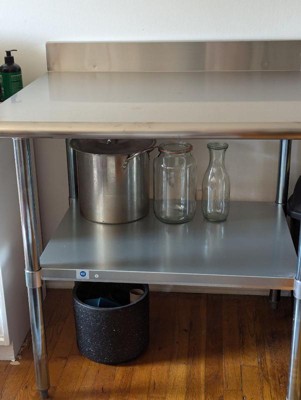 Flash Furniture Commercial Stainless Steel Kitchen Prep And Work Table ...