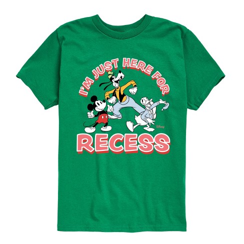 Disney I'm Just Here For Recess Short Sleeve Graphic T-shirt - Kelly ...