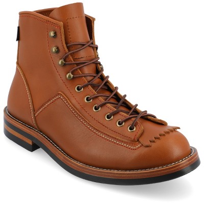 Taft 365 Men's Model 007 Rugged Lace-up Boot In Black/cherry, Honey 7 ...