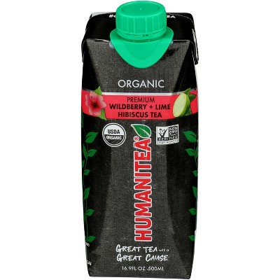Humanitea Tea Wildberry Lime Hibiscus - Pack Of 12 - 16.9 Fo : Target
