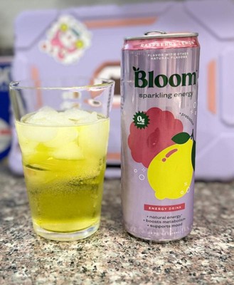 Bloom Raspberry Lemon Energy Drink - 12 Fl Oz Can : Target