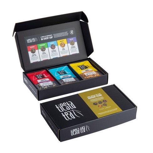 Tiesta Tea Dream Team Gift Box, 5 Pouch Loose Leaf Tea Set - 5ct : Target