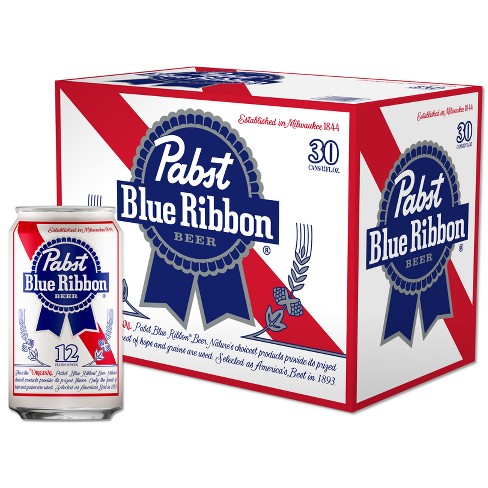 Pabst Blue Ribbon Beer - 30pk/12 Fl Oz Cans : Target