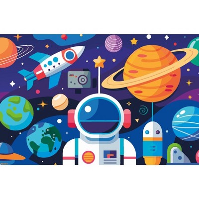 Trends International Science - Space Planets And Astronaut Framed Wall ...