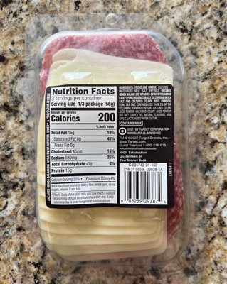 Uncured Genoa Salami And Provolone Cheese - 6oz - Good & Gather™ : Target