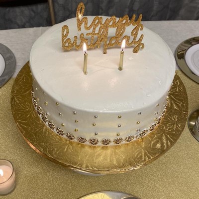 20ct Birthday Candle Gold - Spritz™ : Target