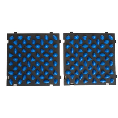 Bintiva Soft Tactile Pebble Mat - Set Of 2 - Blue : Target