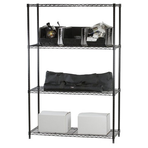 Shelving.com Black Wire Shelving With 4 Tier Shelves - : Target