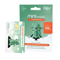 Unreal Mobile Sim Kit 3-month 3gb - Black : Target