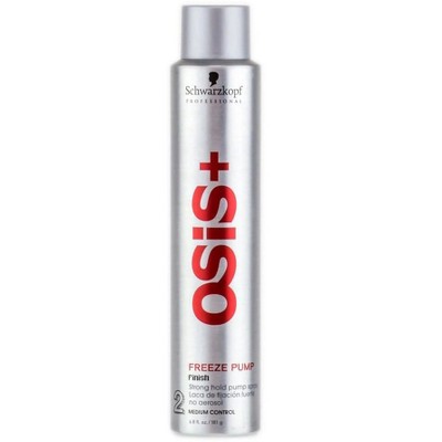 Schwarzkopf Osis+ Freeze Pump Finish (non-aerosol) Strong Hold Pump ...