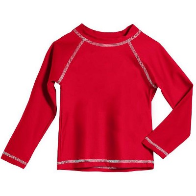 City Threads Usa-made Boys Upf 50+ Long Sleeve Rashguard | Red - 12-18m ...