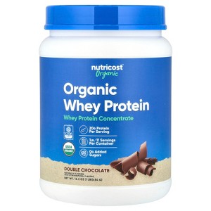 Nutricost Organic Whey Protein, Double Chocolate, 1 lb (454 g) : Target