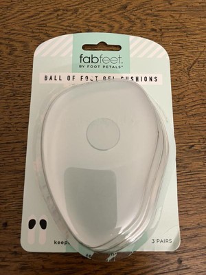 Fab Feet Women's By Foot Petals Ball Of Foot Gel Insoles Shoe Cushion ...