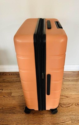 Hardside Large Checked Suitcase Pink - Open Story™ : Target