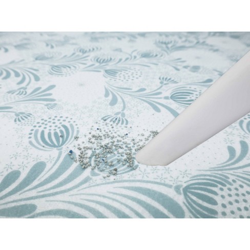 Drymate 29" X 36" Cat Litter Mat - Light Blue Floral : Target
