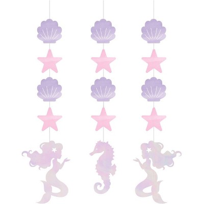 Iridescent Mermaid Party Supplies Collection : Target