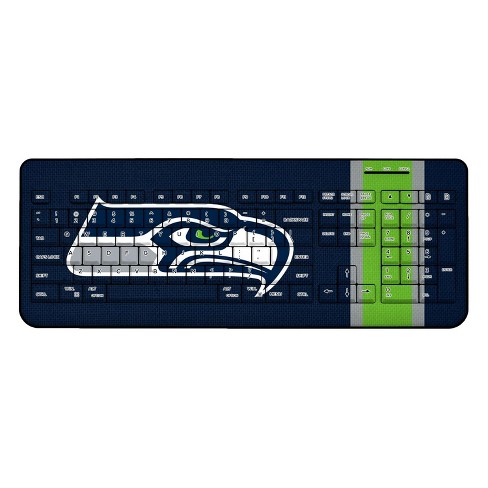 Keyscaper Seattle Seahawks Stripe Wireless Usb Keyboard : Target