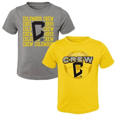 Mls Columbus Crew Toddler 2pk Poly T-shirt : Target