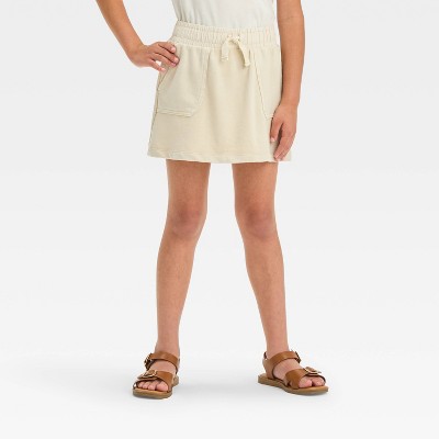 Girls' Knit Patch Pocket Skort - Cat & Jack™ Black M : Target