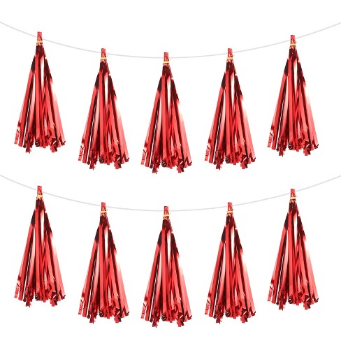 Unique Bargains Garland Diy Decoration Tassel Garland Banner 30 Pcs ...
