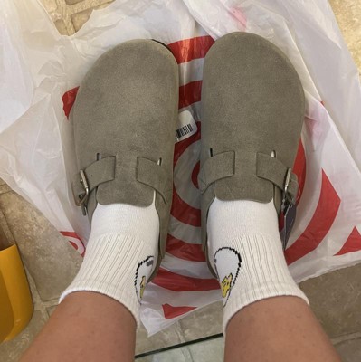 Women's Betsy Clog Mule Flats - Universal Thread™ Taupe 10 : Target