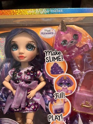 Rainbow High Violet Purple With Slime Kit & Pet 11'' Shimmer Doll With ...