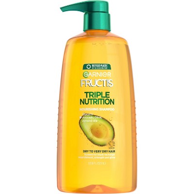 Garnier Fructis With Active Fruit Protein Triple Nutrition Shampoo - 33 ...