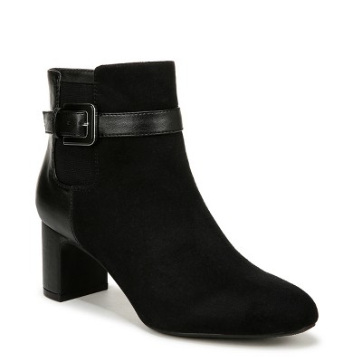 Lifestride Womens Truly High Heel Ankle Boots Black 8 W : Target
