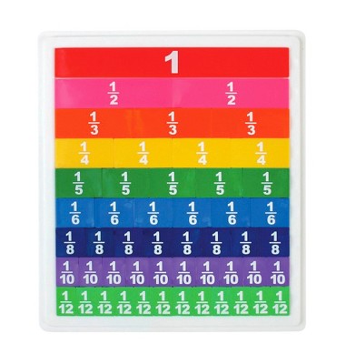 Teacher Created Resources Fraction Tiles Magnetic Accents, 66 Pieces ...