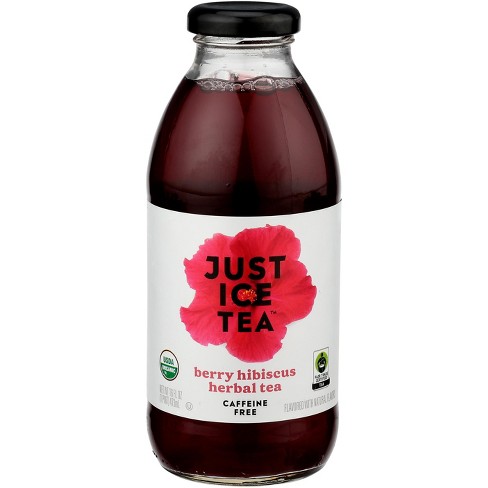 Just Ice Tea Tea Berry Hibiscus Organic - Pack Of 12 - 16 Oz : Target