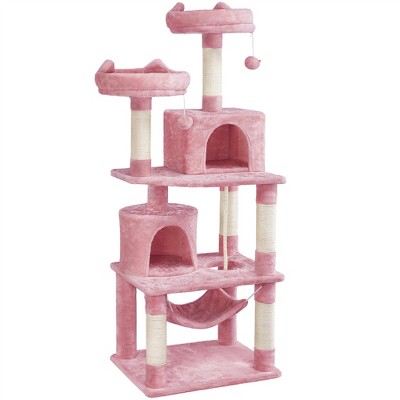 Yaheetech 62.2"h 3-level Cat Tower With 2 Condos For Indoor Cats ...