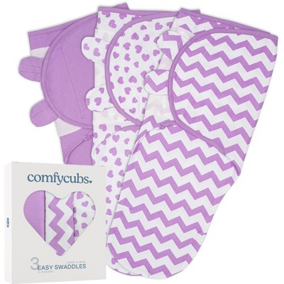 Swaddle Blankets for Baby Girl & Boy 3 Pack Sleep Sack Velcro by Comfy ...