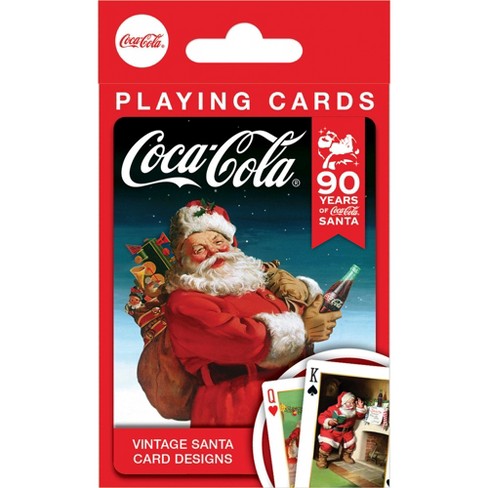 Masterpieces Officially Licensed Coca Cola Vintage Santa Playing Cards ...