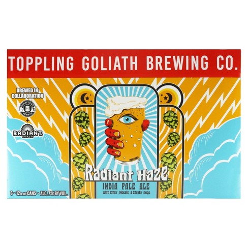 Toppling Goliath Radiant Haze Ipa - 6pk/12 Fl Oz Cans : Target