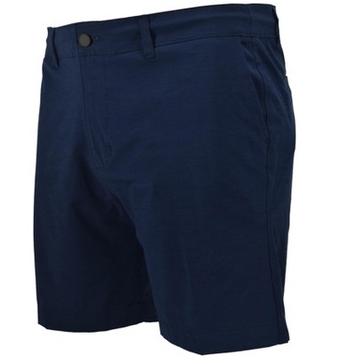 Burnside Men's Hidden Drawstring Cotton Blend Walking Shorts | Navy 33 ...