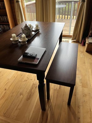 Owingsville Rectangular Dining Room Table Wood/black/brown - Signature ...