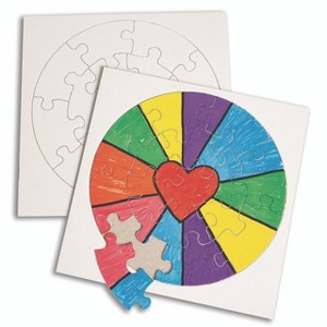 Color-Me™ Round Puzzles (Pack of 24) : Target
