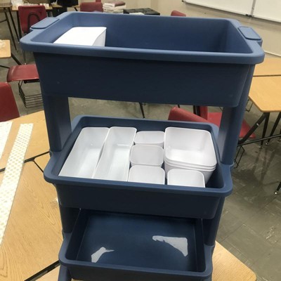 3pk Medium Storage Trays - Brightroom™ : Target