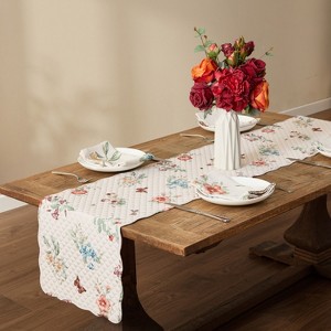 Lenox Butterfly Meadow Fall Quilted Table Runner - Multicolor - 14x72 ...
