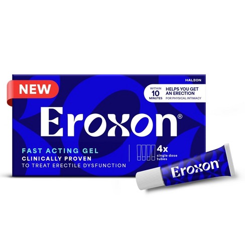 Eroxon Erectile Dysfunction Fast Acting Gel - 4ct : Target