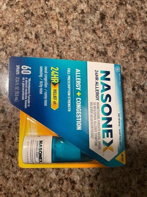 Nasonex 24hr Non Drowsy Mometasone Furoate Allergy Medicine Nasal Spray ...