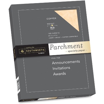Southworth Parchment Specialty Paper Gray 24 Lb. 8 1/2 X 11 100/box ...